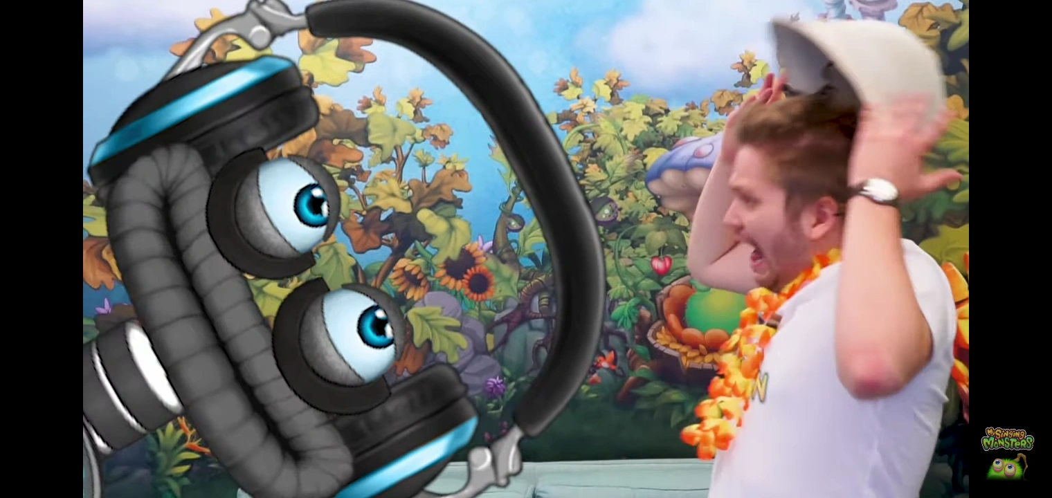 Monster handler tyson gets jumpscared by Clubbox, 1968 colorised | Fandom