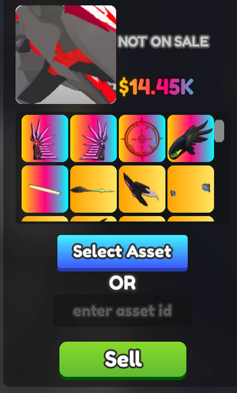 I’m probably going to sell all my items for robux, getting kinda bored ...
