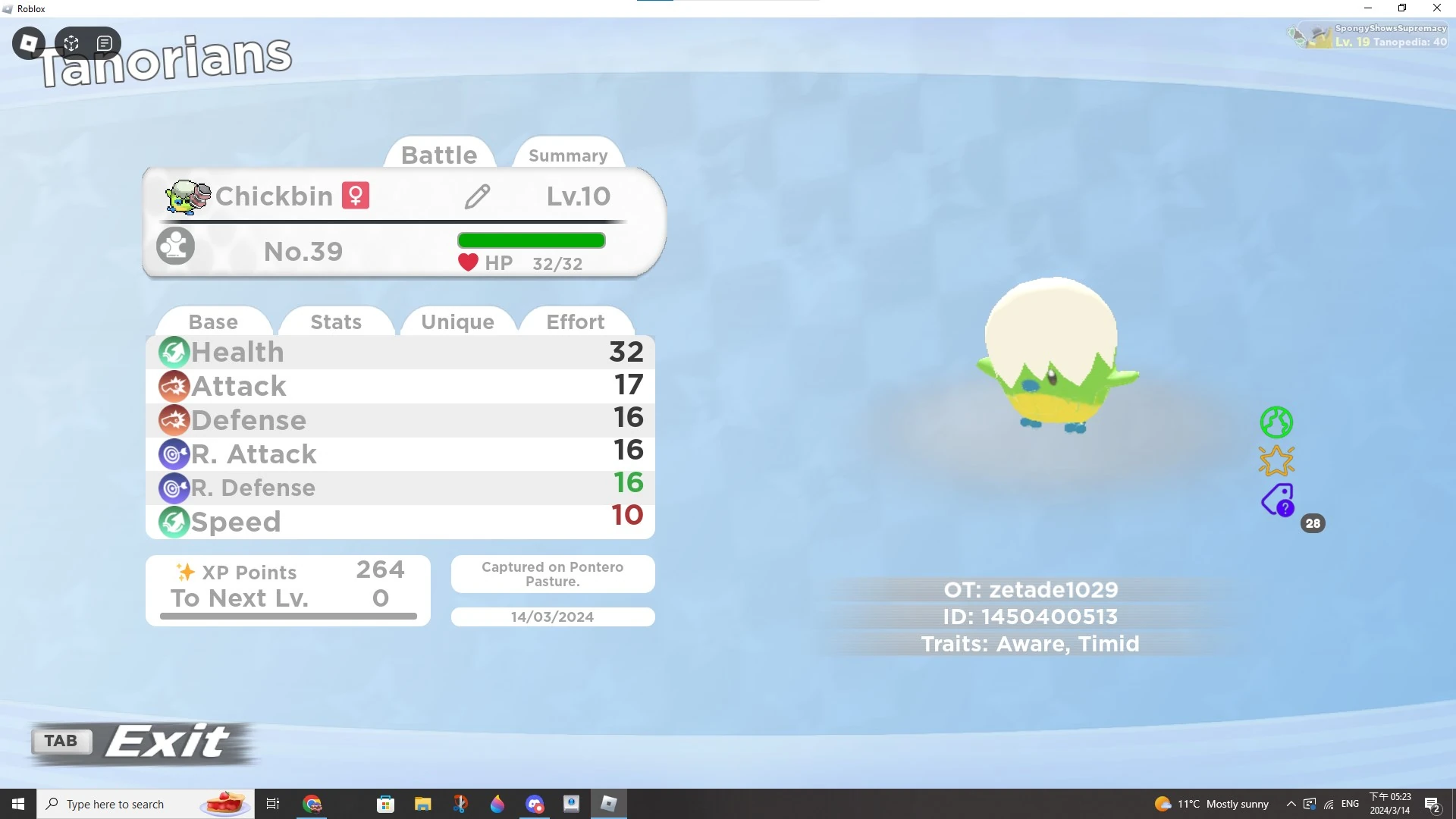 SHINY CHICKBIN WITH 0 CHAIN | Fandom
