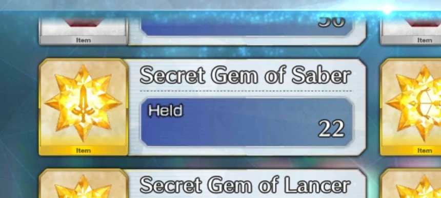 What's/where is the best way to farm, secret gem of saber | Fandom