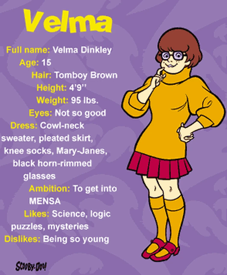 Velma (APNSD) age in Scooby-Doo Team Up + Possible Ages for the gang ...