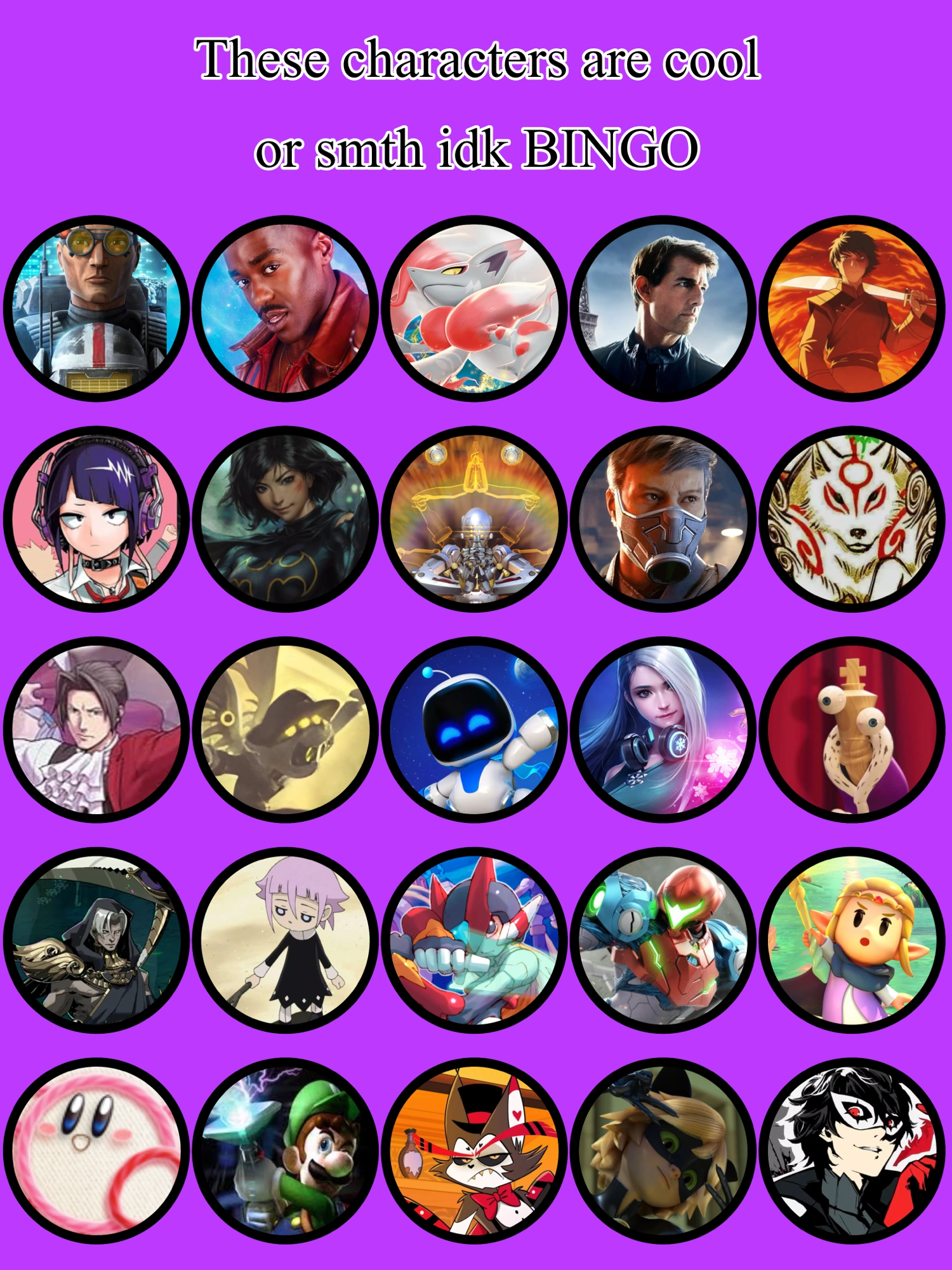 Favorite Character Bingo | Fandom