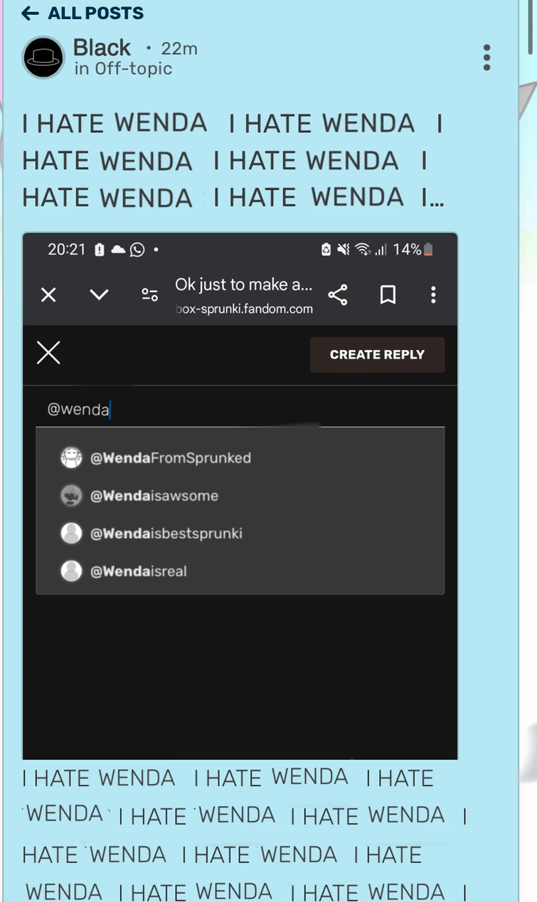 i think he likes wenda | Fandom