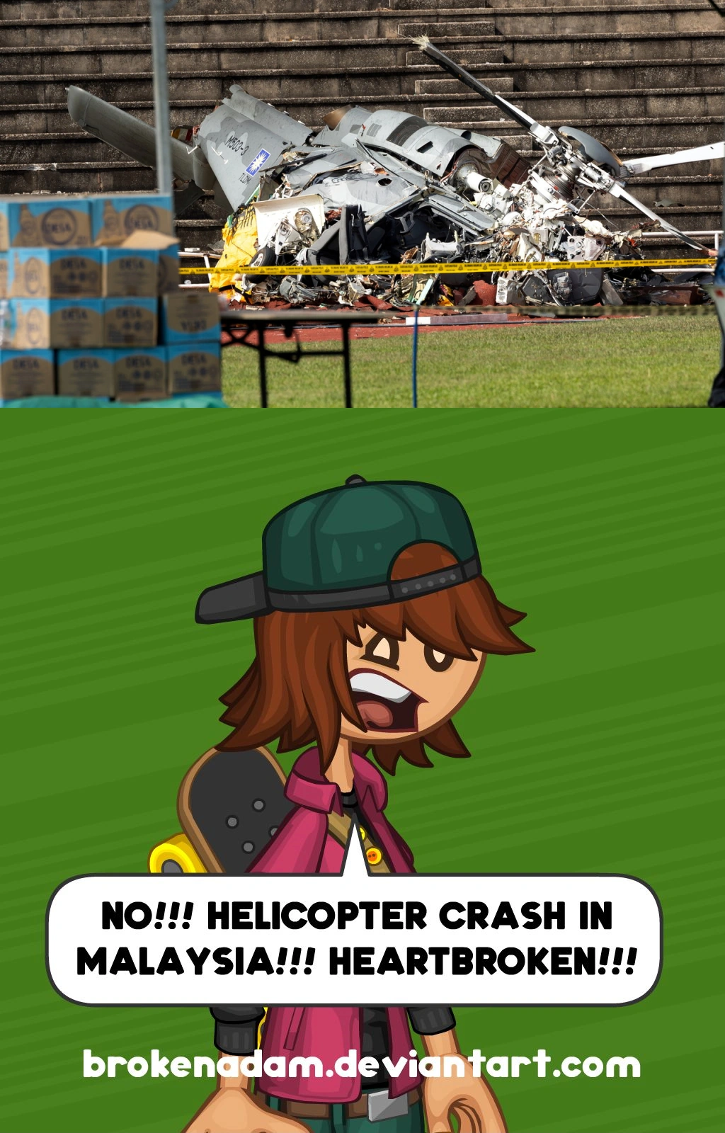 Scooter Reacts to Helicopter Crash | Fandom