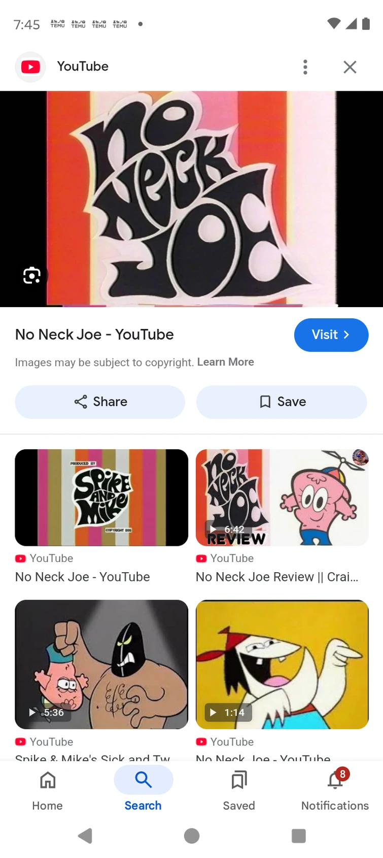 atomic cartoons was producing content in 1991 they created no neck joe ...