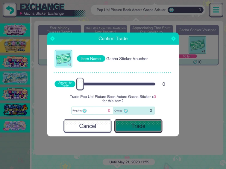 Gacha Voucher Stickers | Fandom