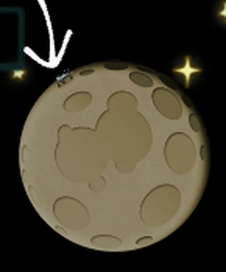 Moonlander on the moon easter egg | Fandom