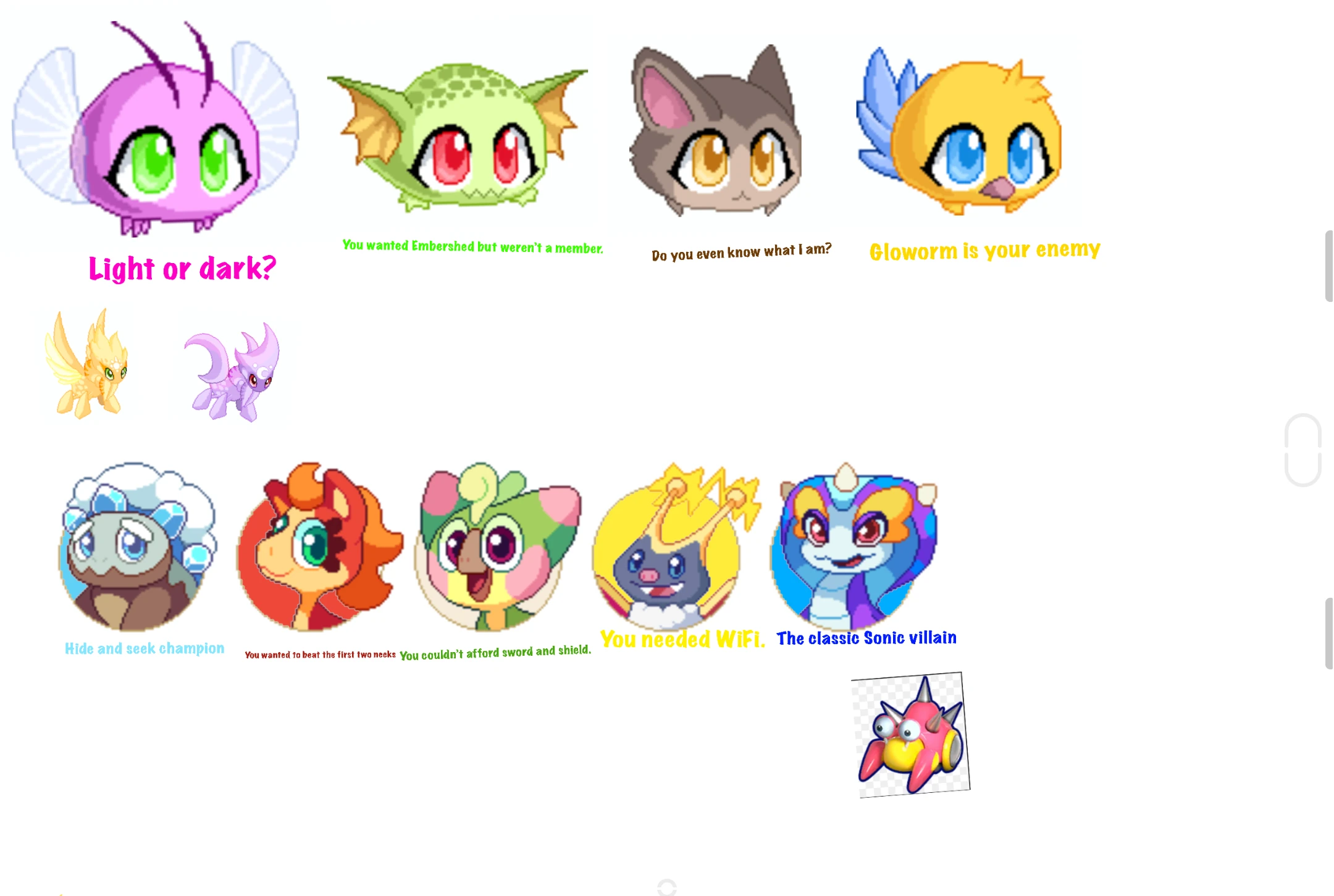 What your favorite starter says about you. | Fandom