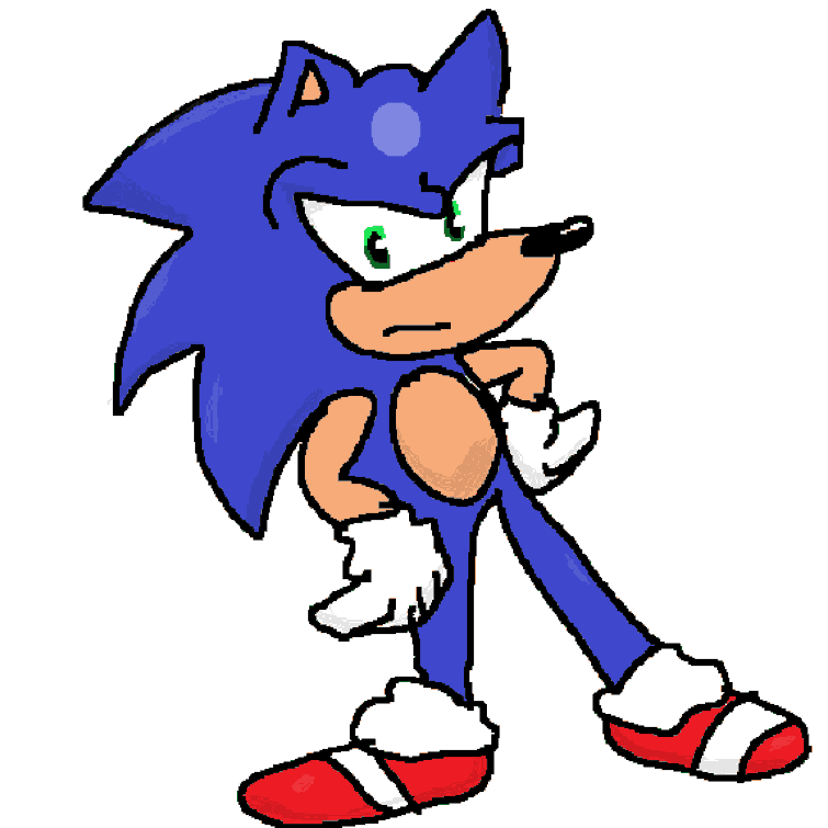 Sonic Waiting Animated Gif