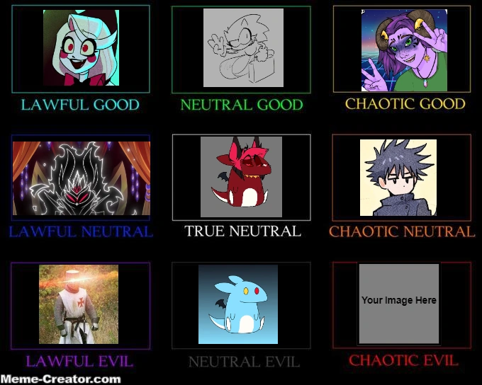 sooo... the alignment meme is finished | Fandom