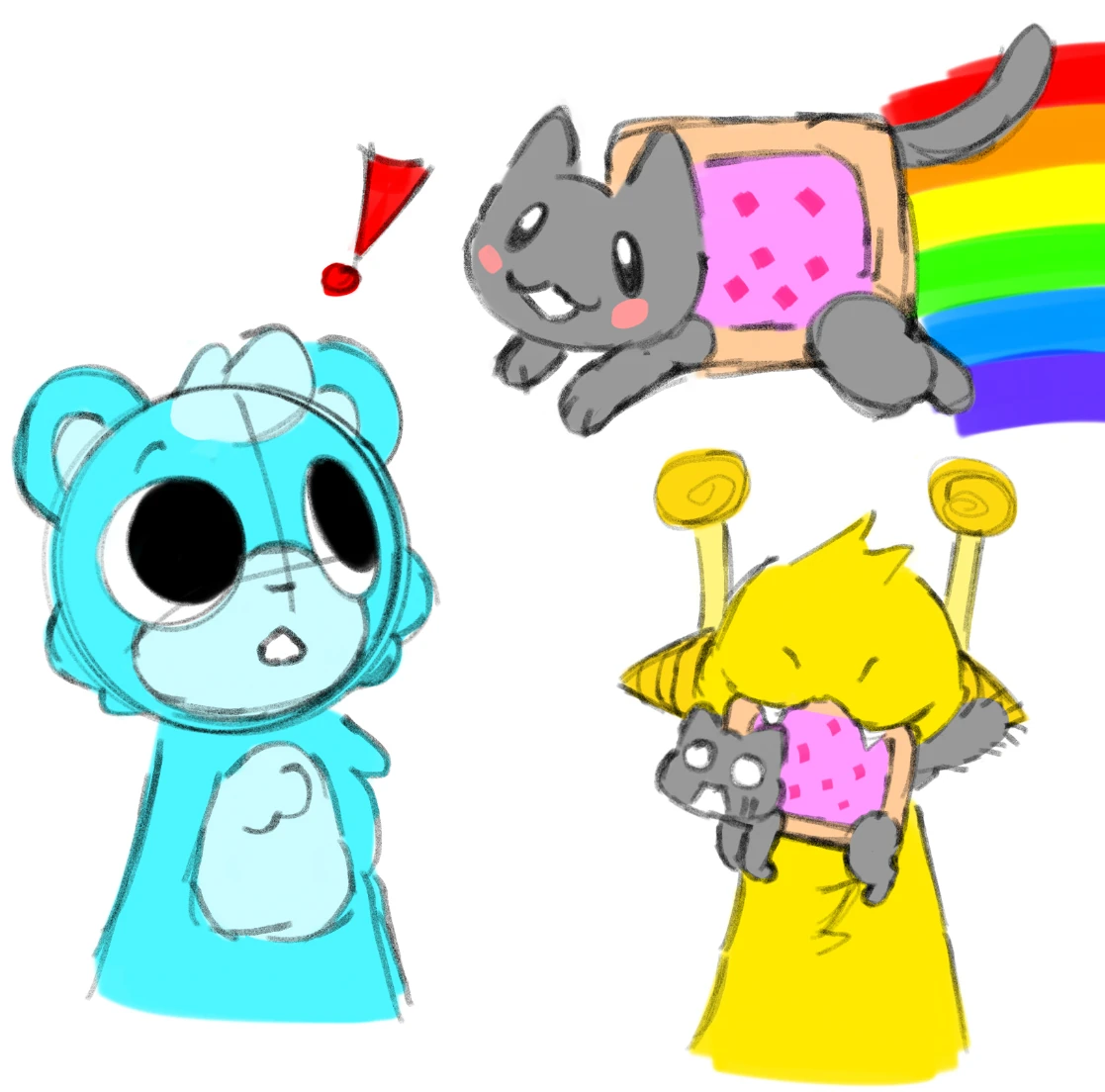 The Sprunkis meet Nyan Cat?!😱 | Fandom