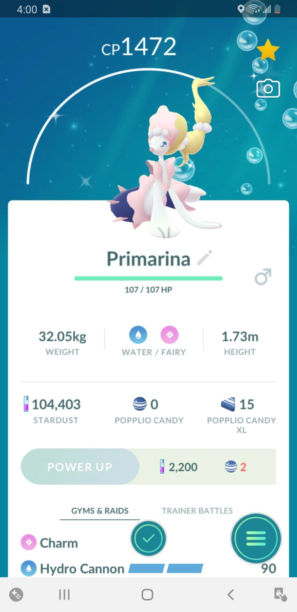 I got shiny primarina | Fandom