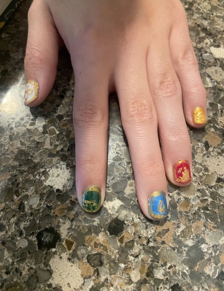 did some element nails | Fandom