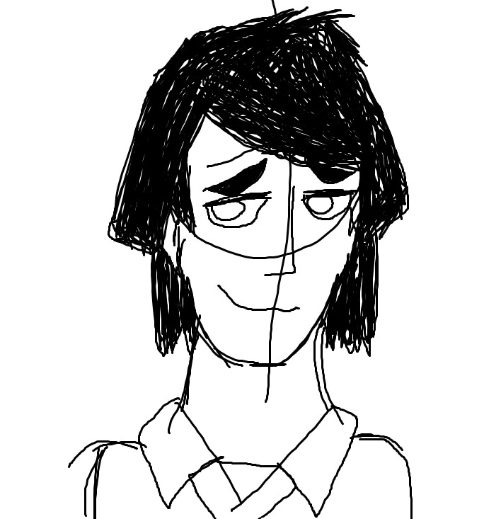 so i did a quick sketch of our favourite sarcastic boy and im proud ...