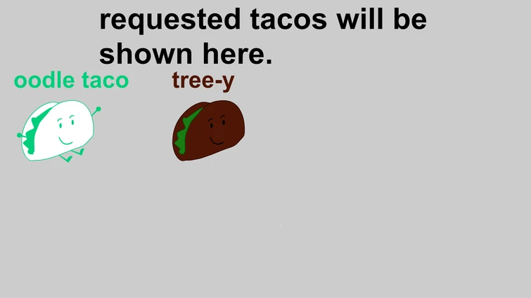 comment any object show character and ill try to make it into a taco ...