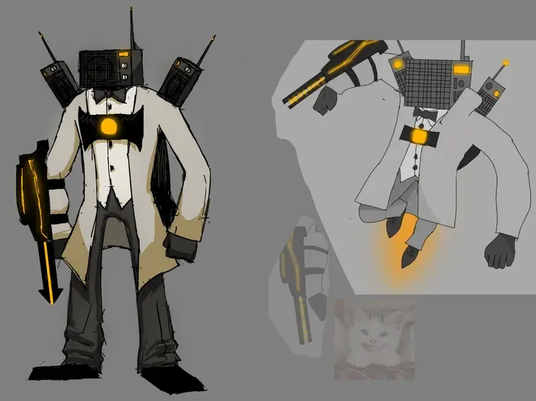 Some more titan Radioman art(my version) | Fandom