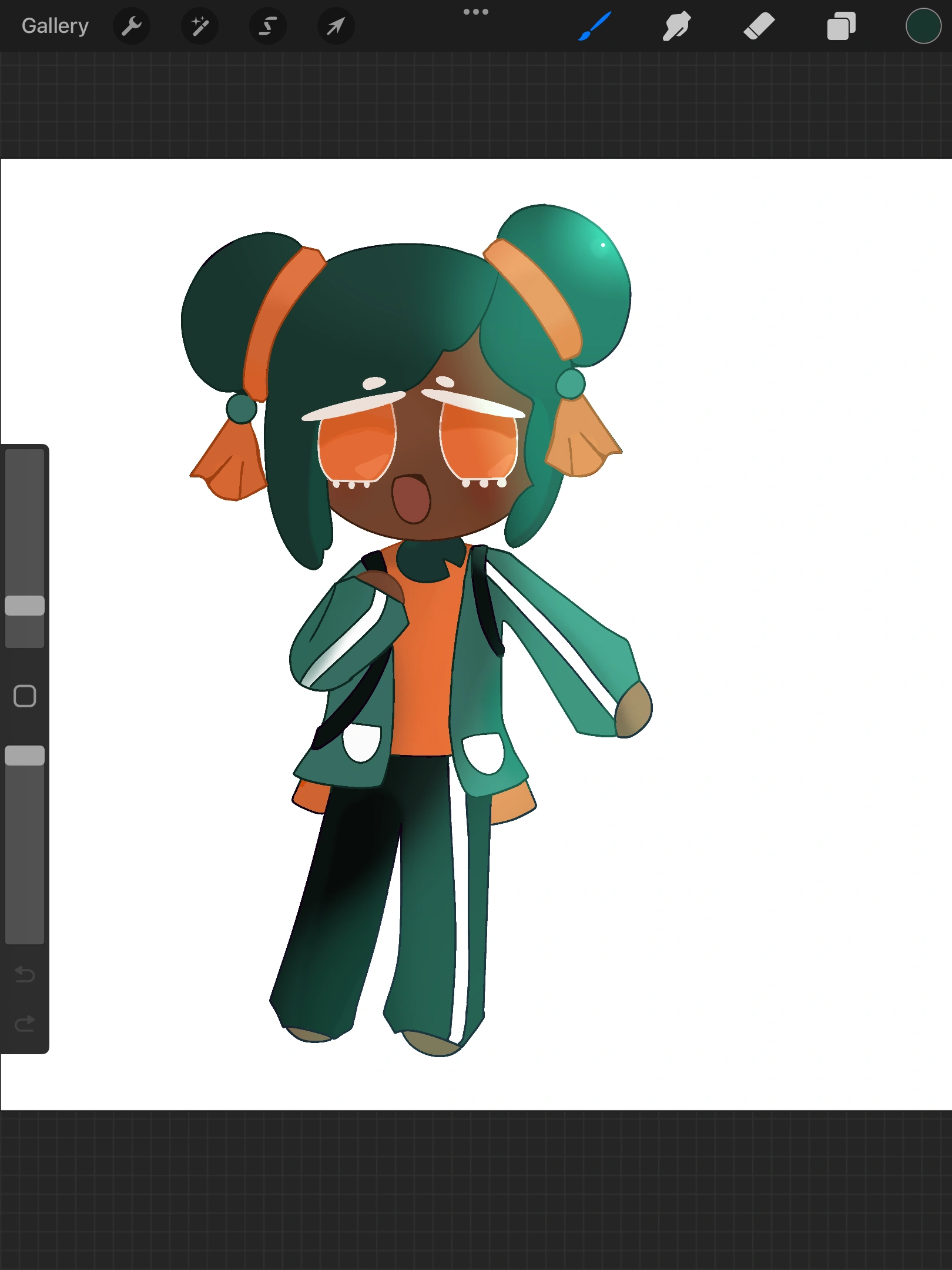 First time making a Crk oc :] her name is orange lilypad cookie! | Fandom