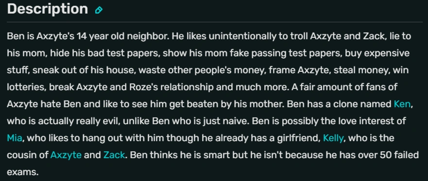 What, Ben is 14? I thought he was 8? | Fandom