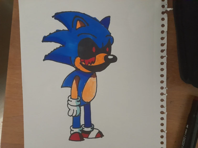 My drawing Sonic.EXE | Fandom