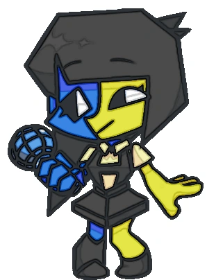 Ena with the anime background filter | Fandom