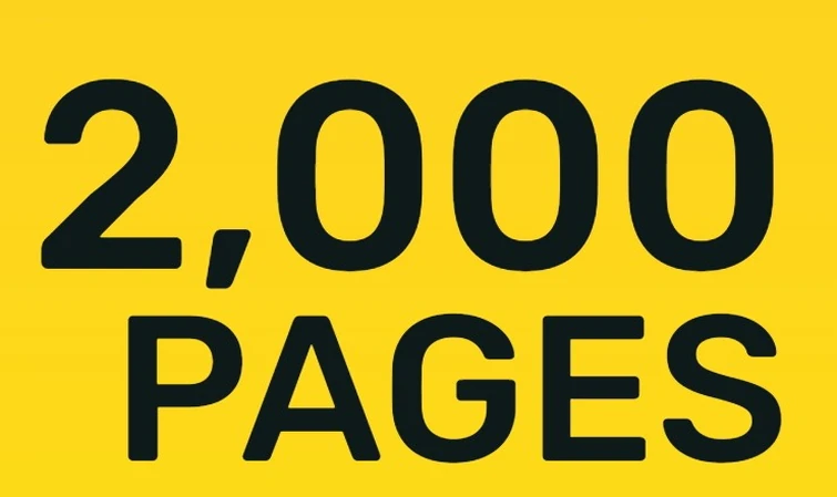 This Wiki Now Has 2000 Pages! | Fandom