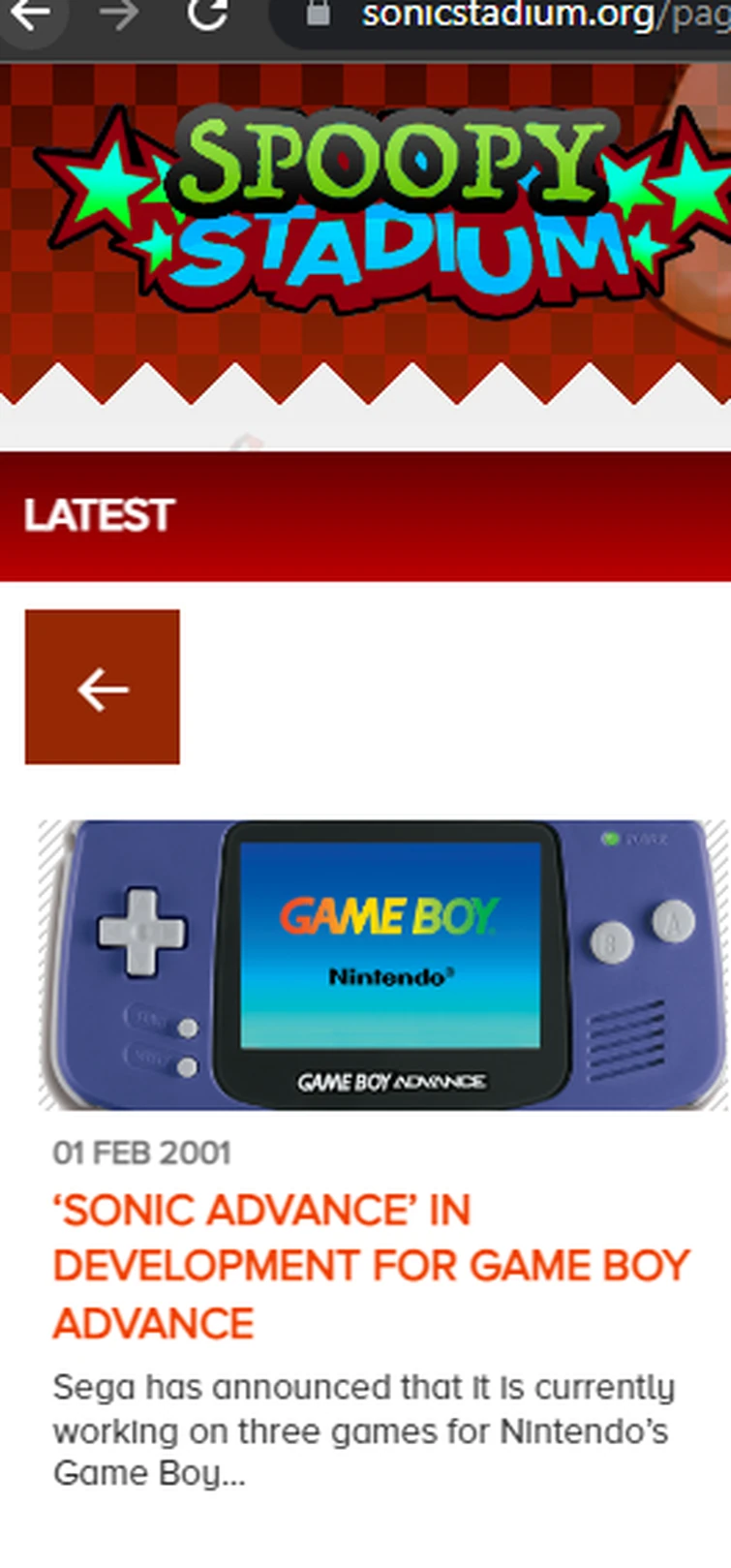 Sonic Advance in development | Fandom