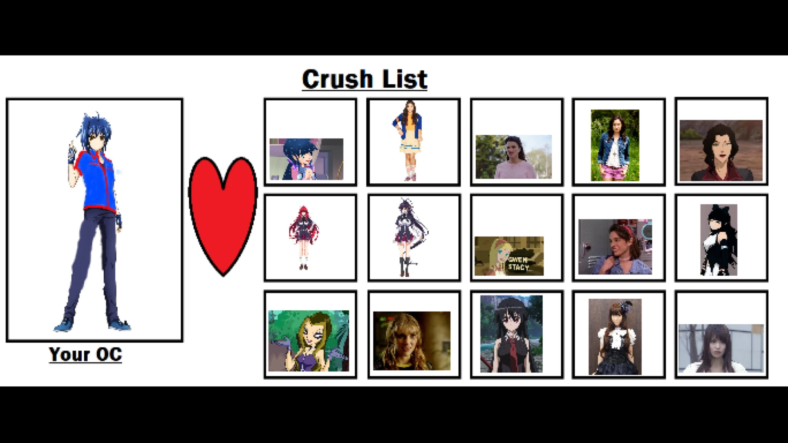 My Crush List | Fandom