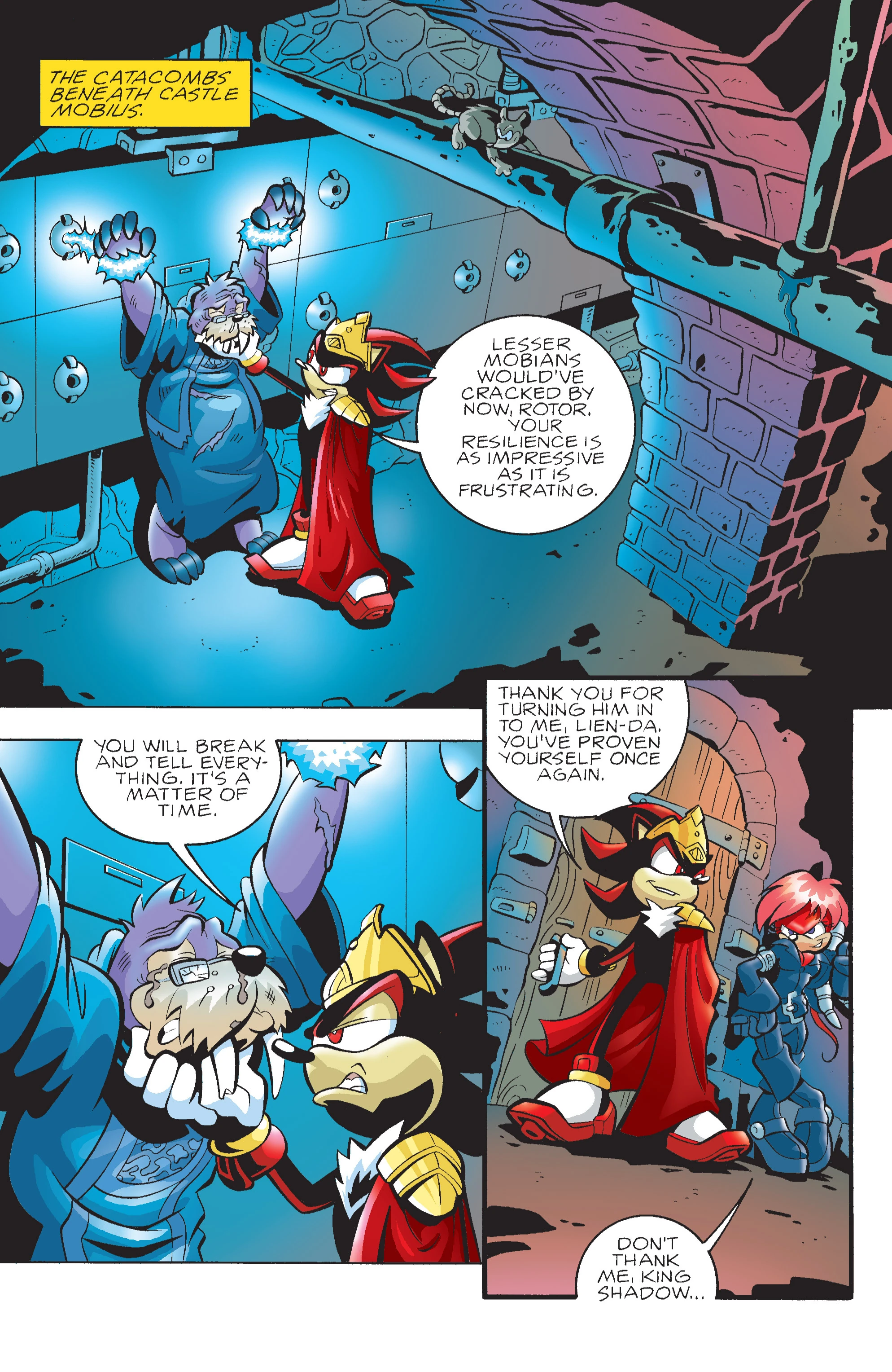 Why is Shadow an evil dictator in the future of pre genesis wave Archie ...