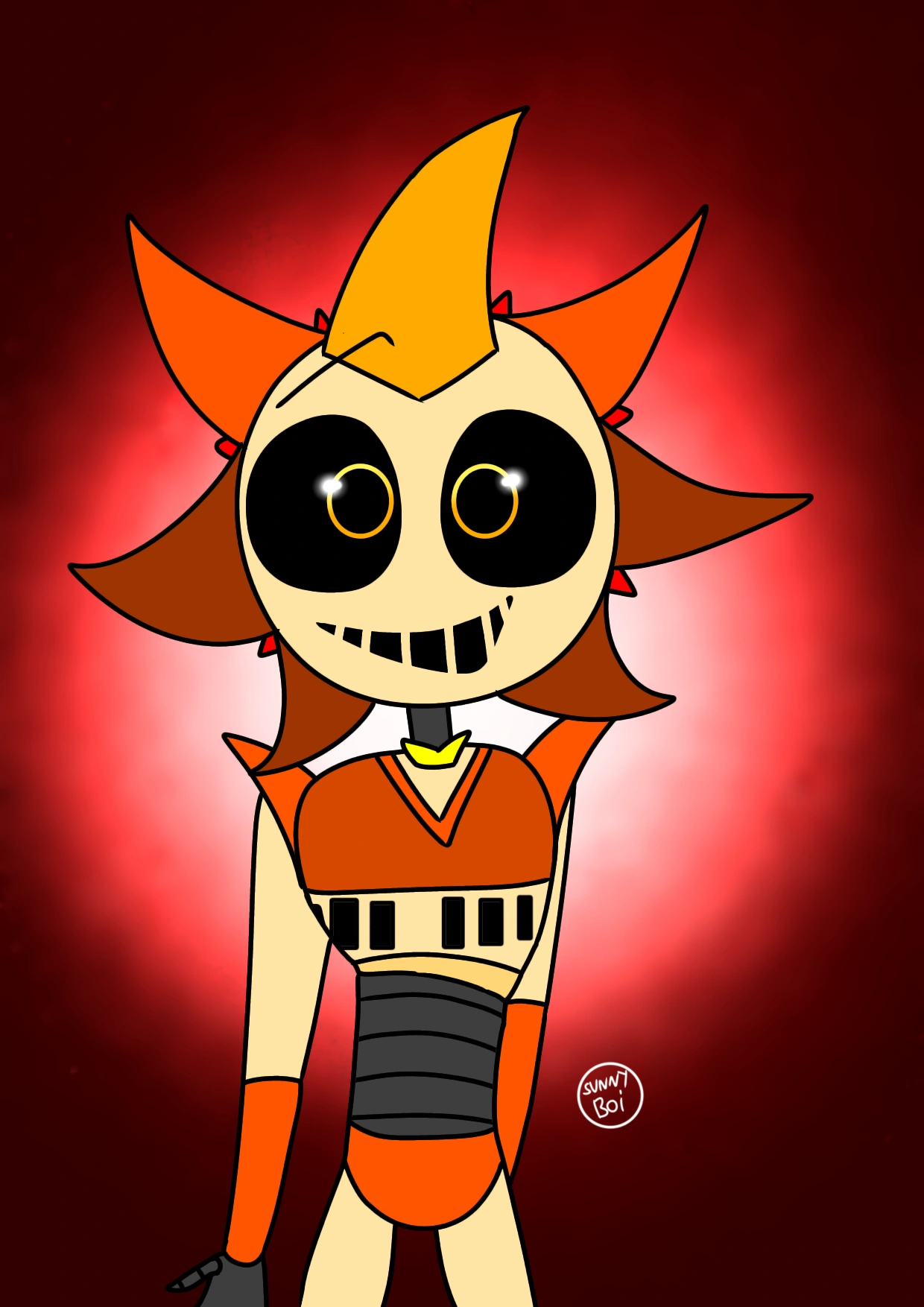 Here is an art of solar flare I made long ago. It's on my Amino. | Fandom