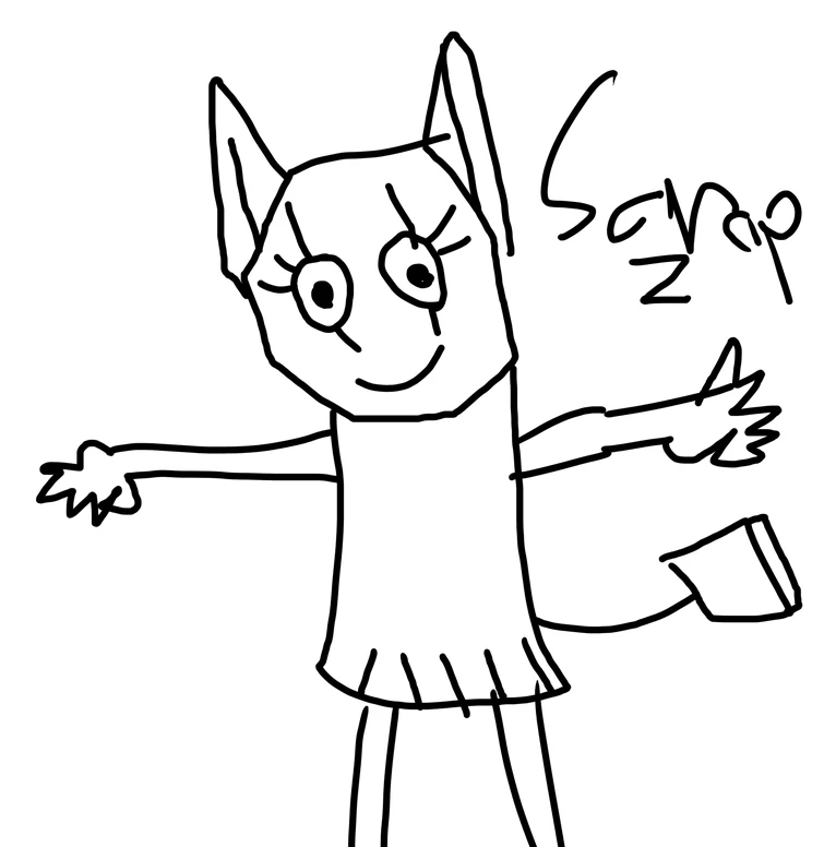 Hi draw a 2 minute doodle of the following toon: | Fandom