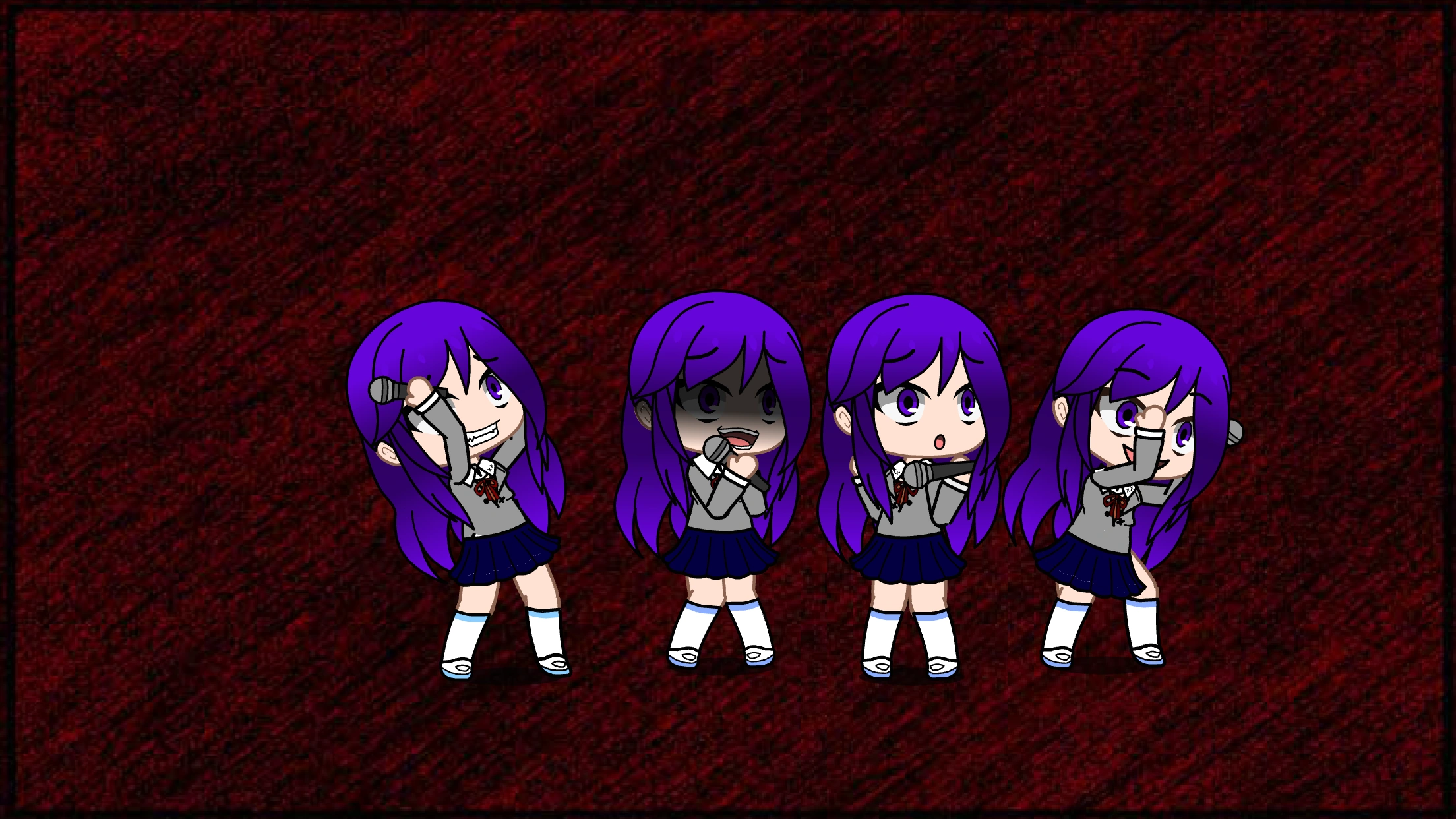 I tried recreating the Crazy Yuri sprites from fnf- | Fandom