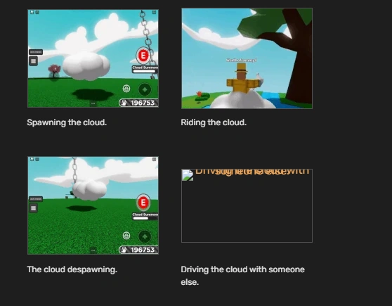 me trying to put a showcase on cloud page showing that 2 ppl can ride ...