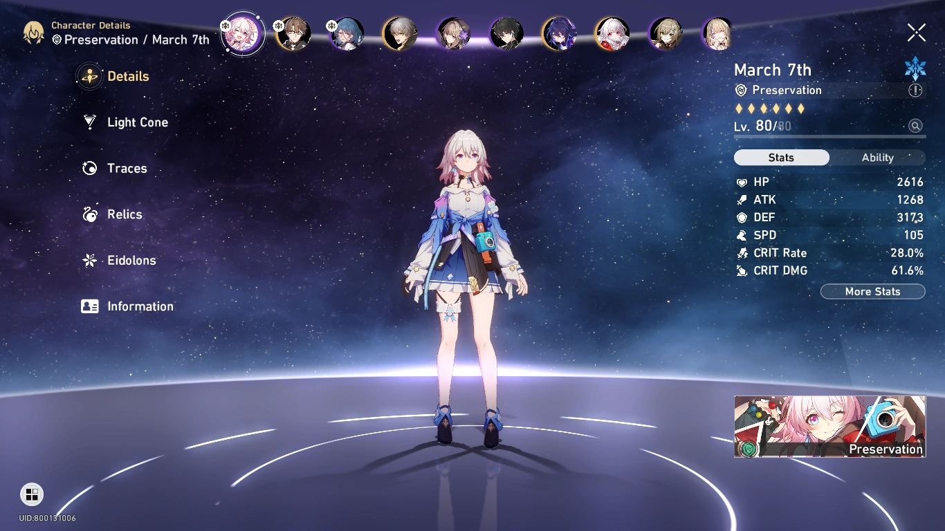 Done building March but sadly I don't have her BP LC nor E4 🤧 | Fandom