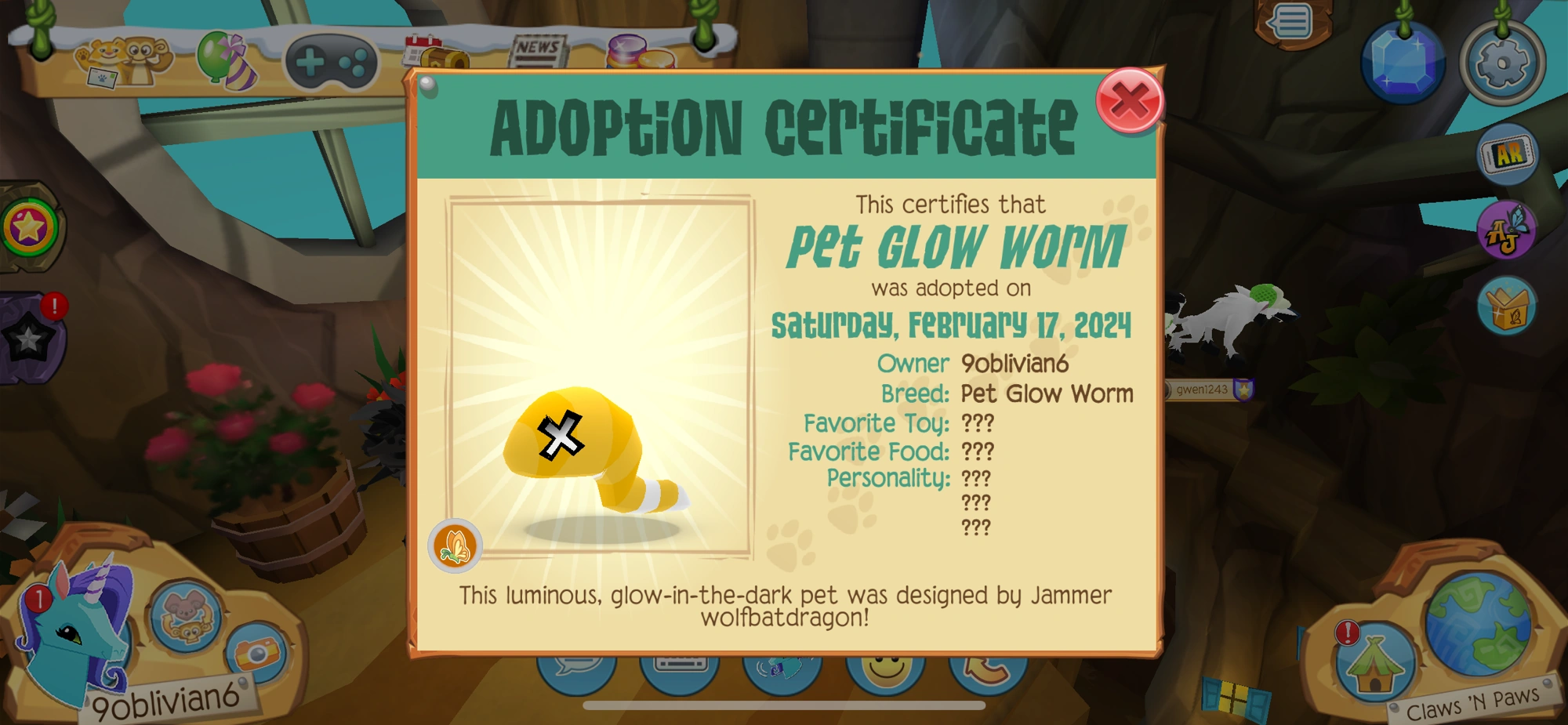 Ahh someone gifted me a worm token and I got this beautiful thing 😭 ...