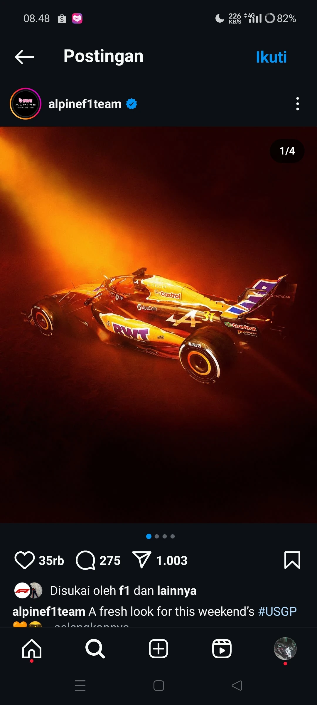 Alpine be doing anything besides upgrading their chasis | Fandom