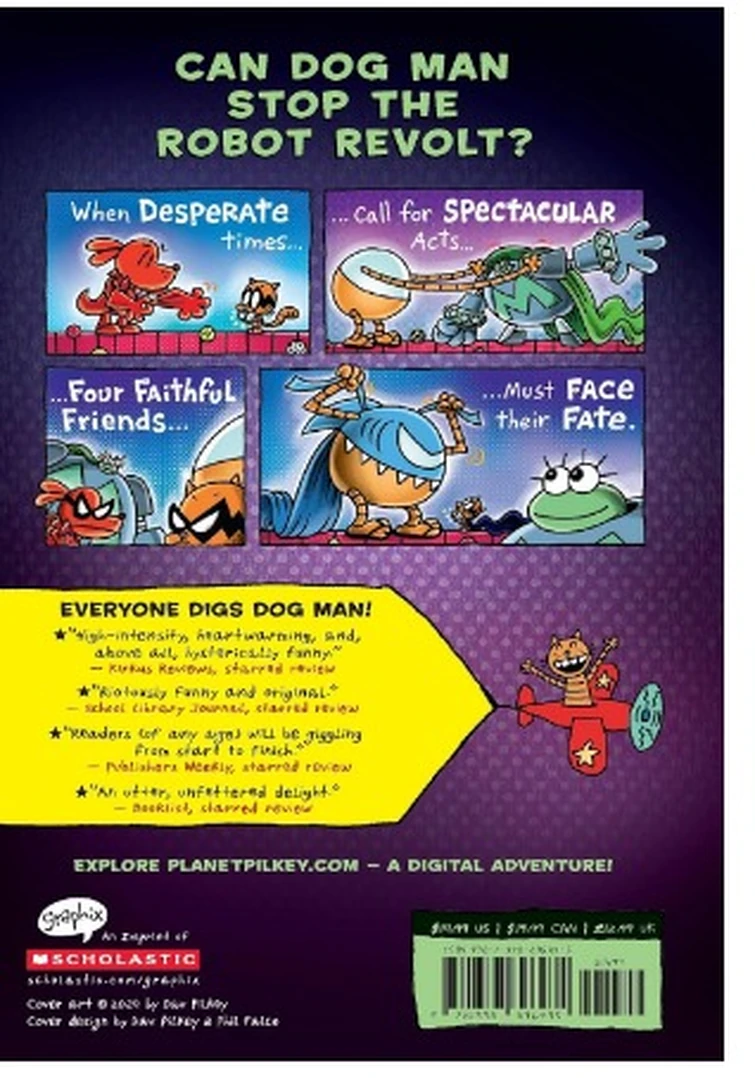 i found dog man 12 back cover from amazon | Fandom