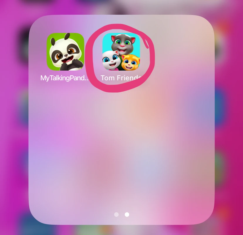Why does my talking tom friends on iOS use android automotive icon now ...