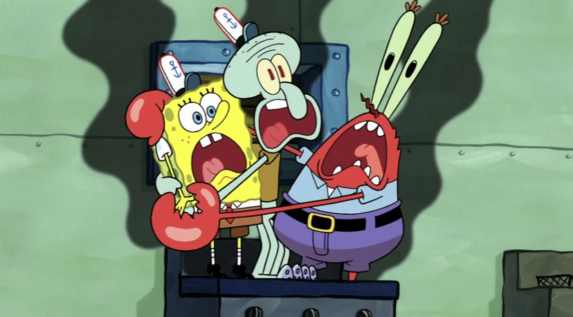 How can SpongeBob feel his feet burning if he has shoes on?!?!?! | Fandom