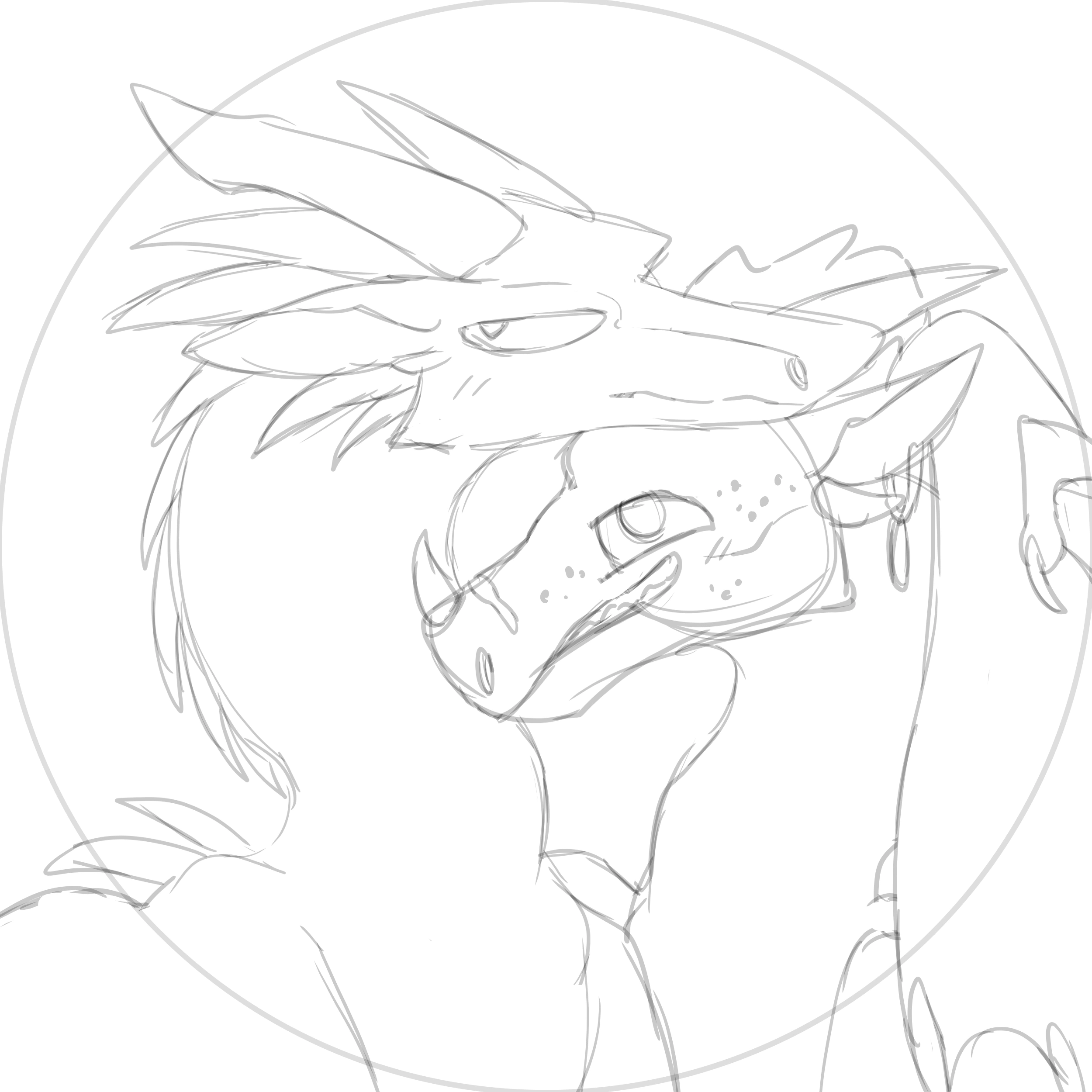 Wip of a pfp for Floof's drawing contest | Fandom