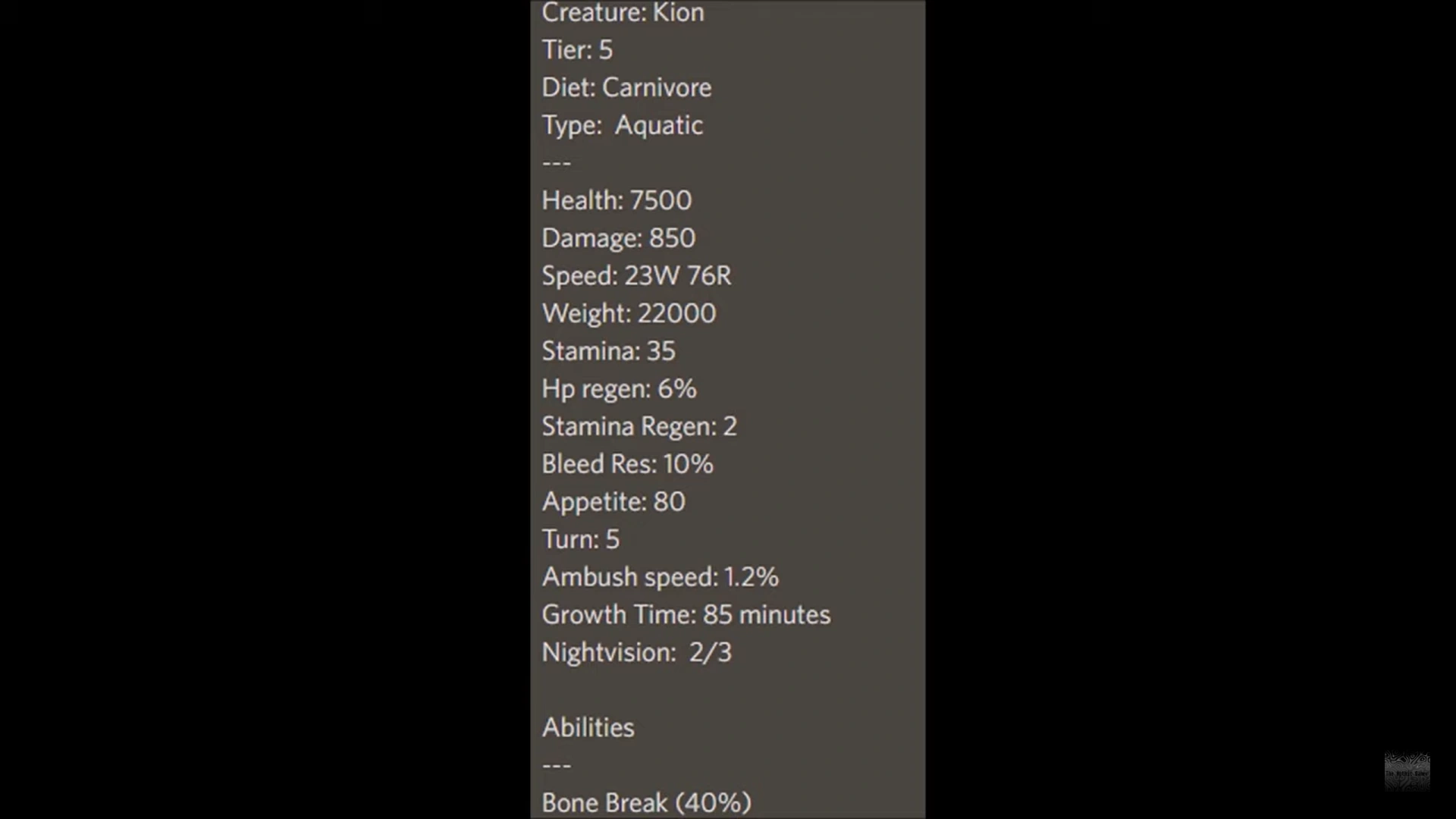 Kion Stats And Vete Buff | Fandom