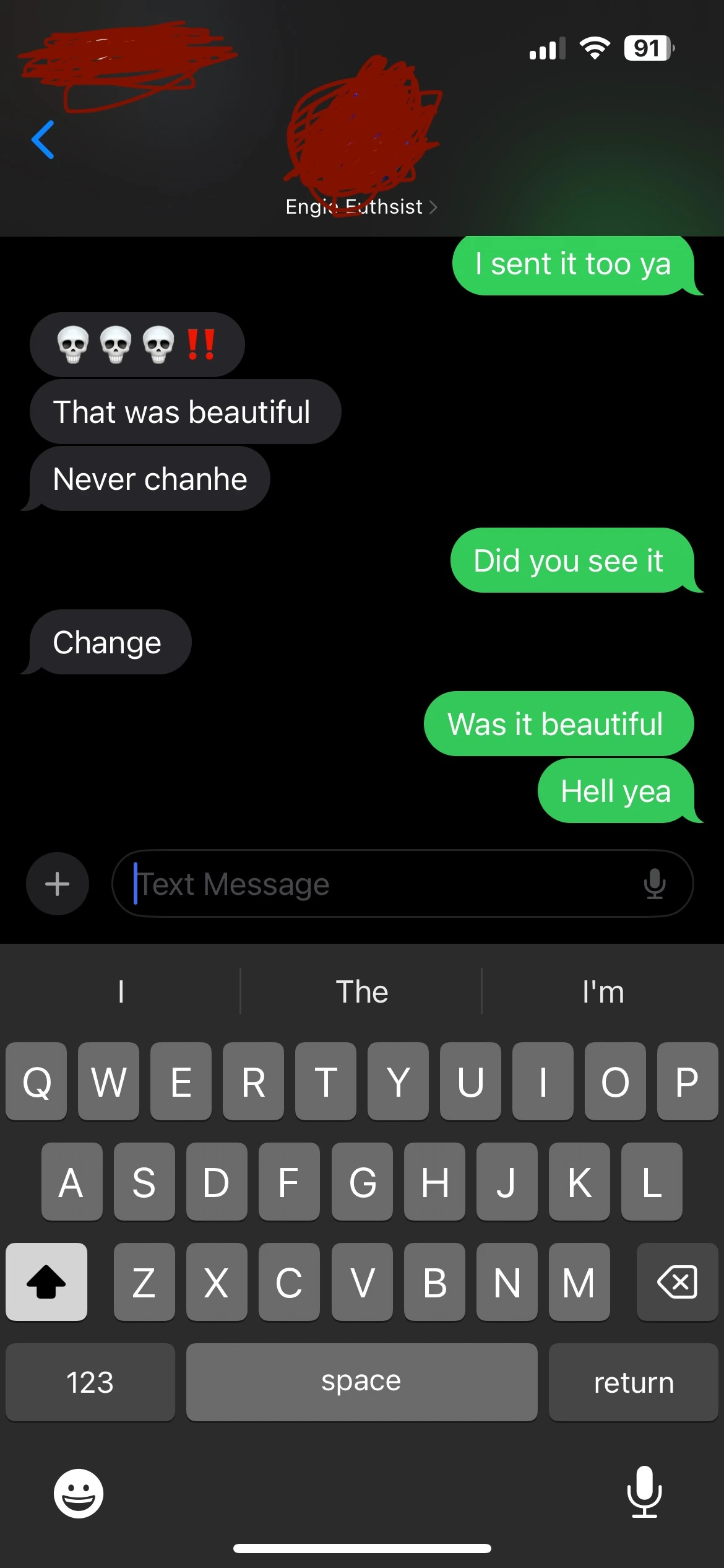 Leaking text messages | Fandom