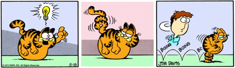 Garfield must be a relative of Tigger! | Fandom