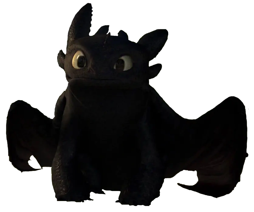 I've made a transparent rendering of Toothless from the 2010 film | Fandom