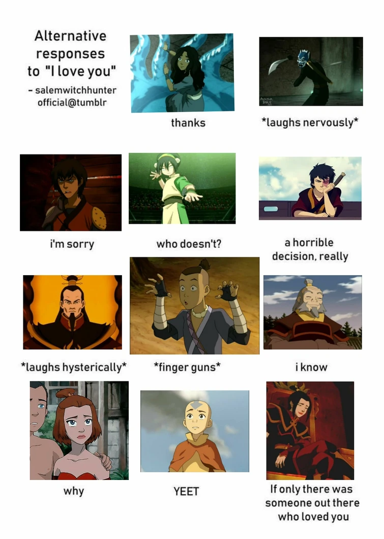 ATLA Alignment Charts | Fandom