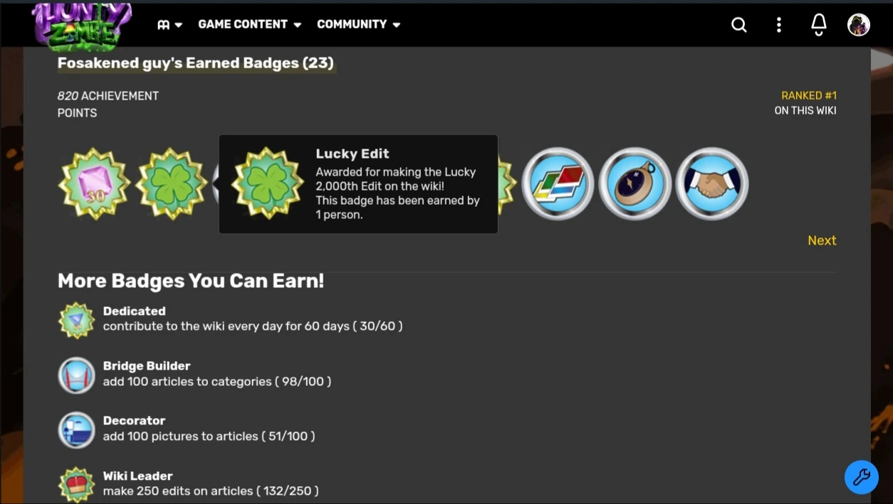 The 2000th edit. | Fandom