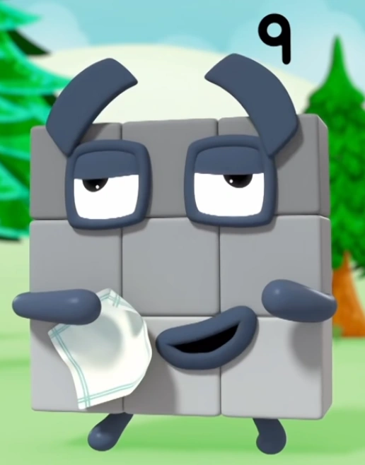 So looks like Eighteen isn't the only Numberblock to make weird faces ...