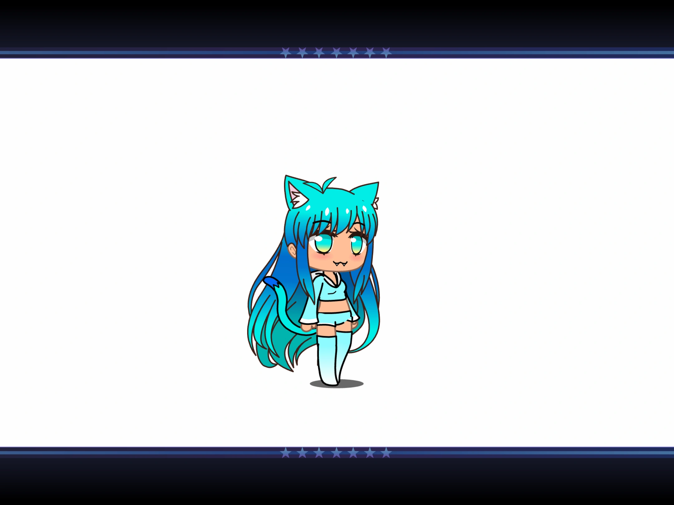 So I just remade my first ever character on gacha onto gacha club😬😬😬😬 ...