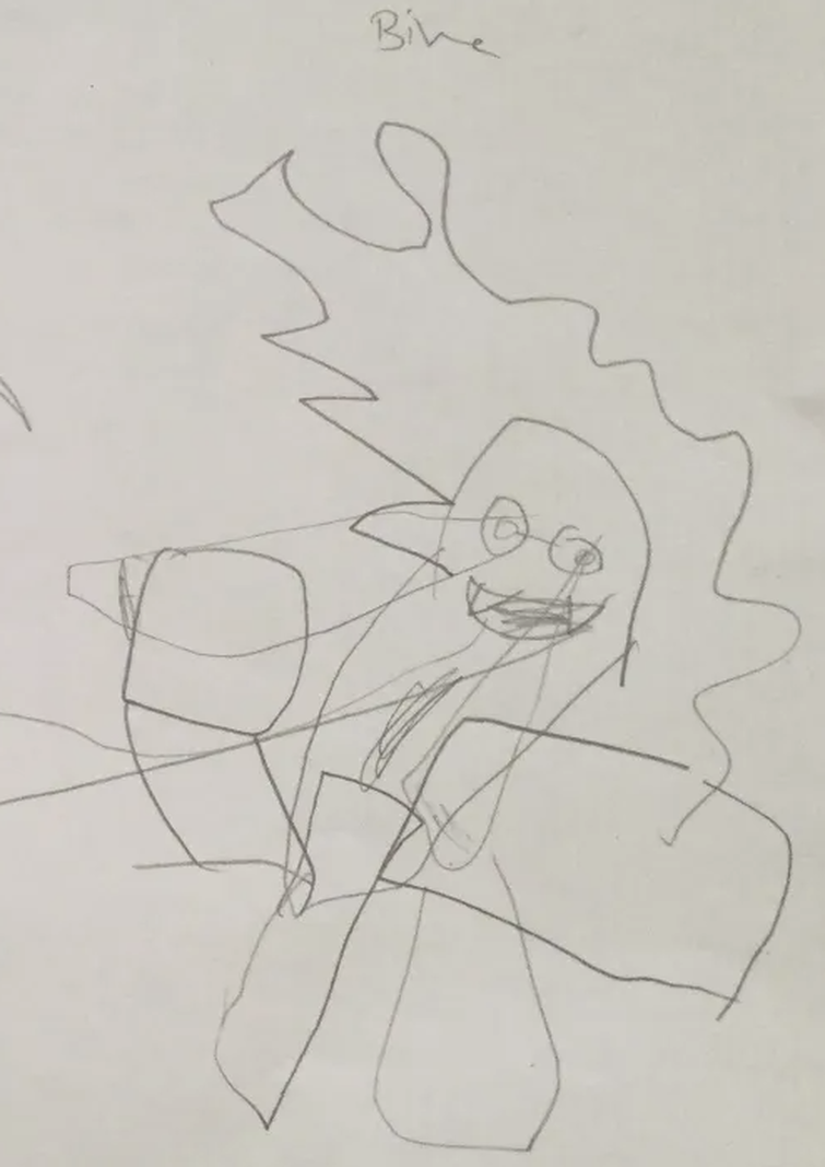 i made my little brother draw bive 😭 | Fandom