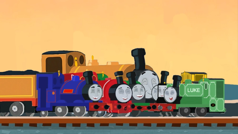 Narrow Gauge Engine group hug! | Fandom