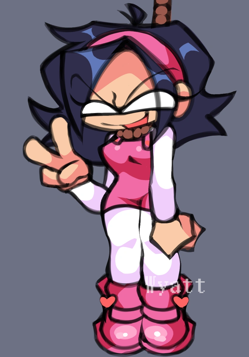 redrawin that one nene art but with phantomarcade nene | Fandom